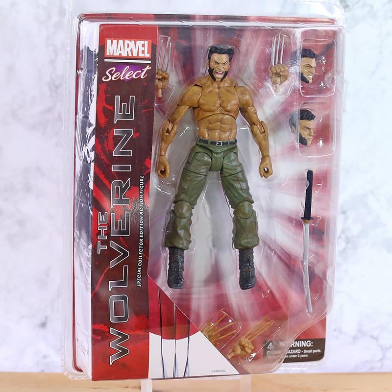 Marvel Select X-Men The Wolverine Logan PVC Action Figure ...